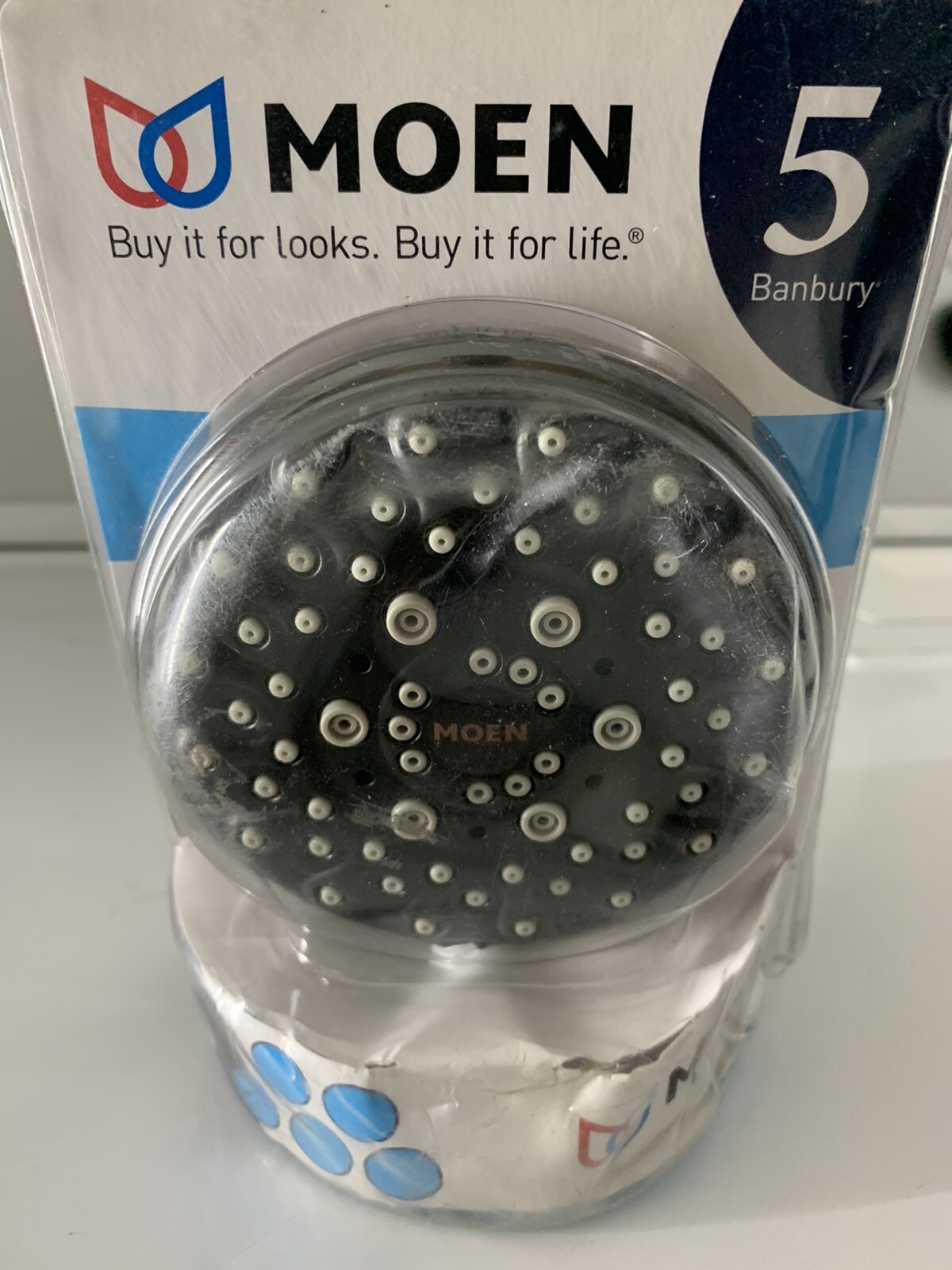 MOEN Inspire 5 Setting Black Shower Head Model # 23016BRB NEW In BOX | eBay