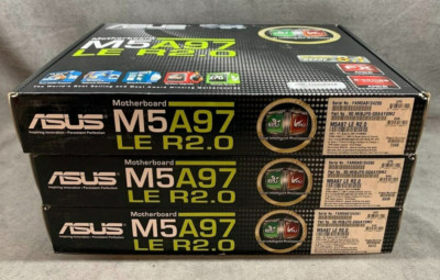 Lot of 3x Asus Motherboard M5 A97 LE R2.0 Motherboard UNTESTED | eBay