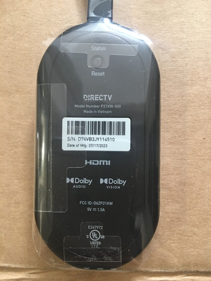 DIRECTV Gemini Air Streaming Device - 4K Model P21KW-500 NO REMOTE NO ...