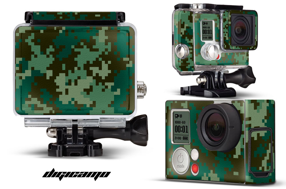 Skin Stickers for GoPro Hero 3+ Camera & Case Decal HERO3+ Go Pro DIGI ...
