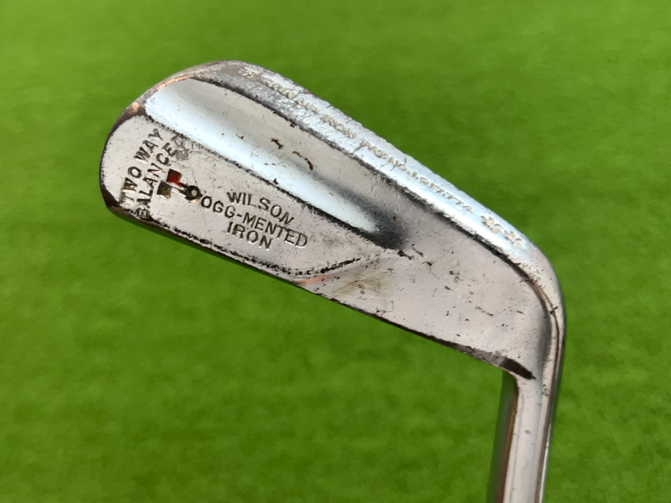 RARE Wilson Ogg-Mented RUN UP IRON (CHIPPER) Two Way Balanced Right ...