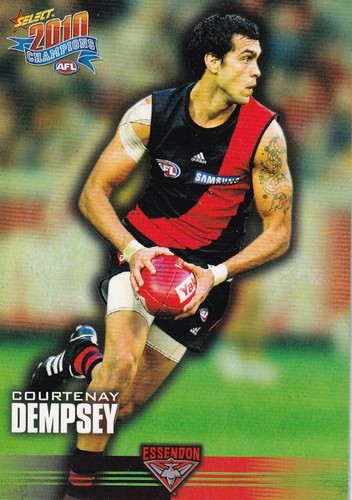 AFL 2010 Select Essendon Bombers - Courtenay Dempsey Card N0. 58 | eBay ...
