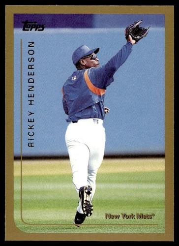Rickey Henderson 1999 Topps 277 New York Mets Baseball Card | eBay