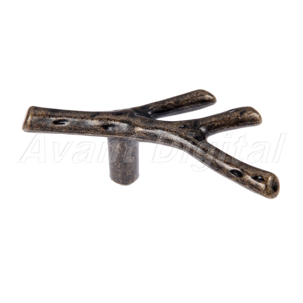 Twig Furniture Cabinet Knobs Retro Tree Branch Drawer Wardrobe Door ...