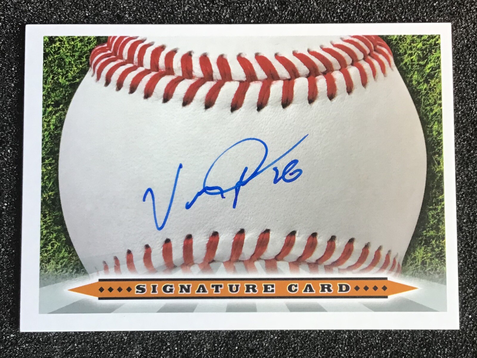 VICTOR ROBLES NATIONALS AUTHENTIC AUTO Signature Card 4-17-16 MINT | eBay