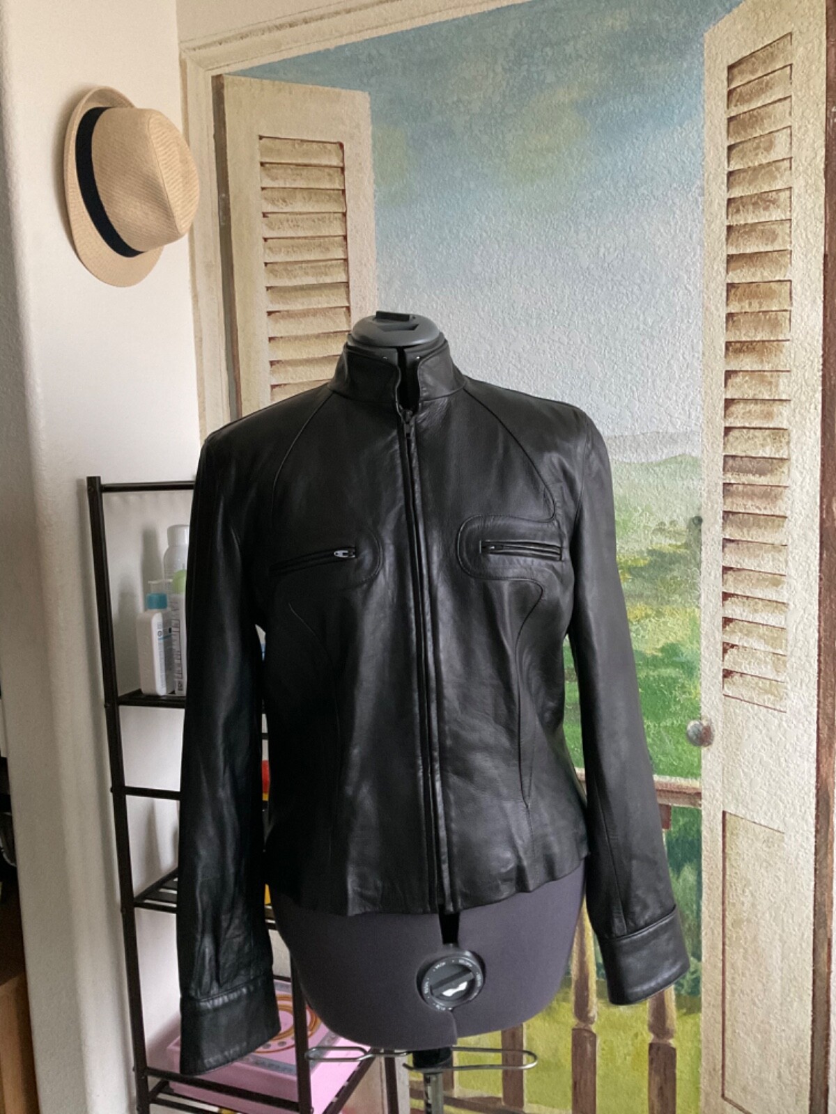 Dero by Rocco D'amelio leather jacket women size M - Gem