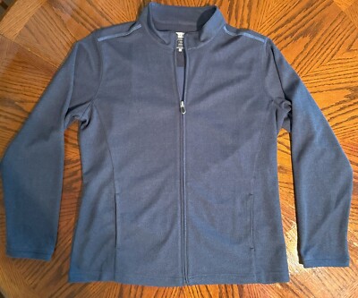 Pebble Beach Mens XL Blue Long Sleeve Shirt Performance Tech 1/4 Zip Up ...