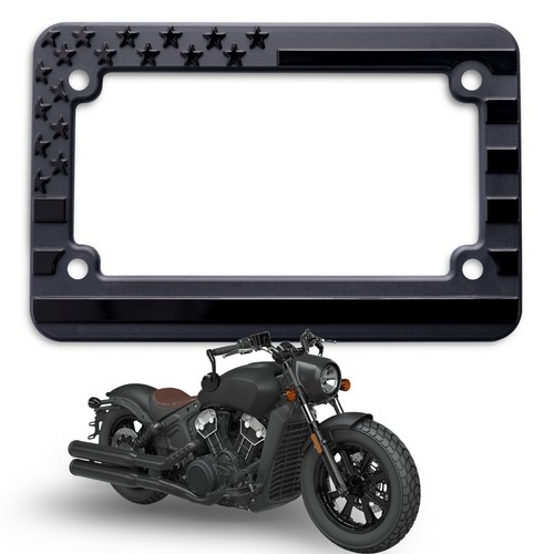 USA Patriotic Motorcycle License Plate Frame Tag Bracket. 3D American ...