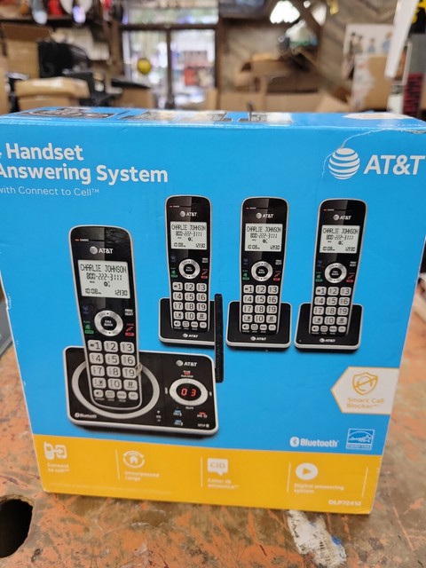 AT&T DLP72412 4-Handset Answering System for sale online | eBay