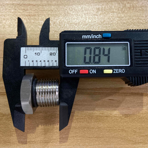 1PC 1/2x28 to 3/4x16 Automotive Threaded Oil Filter Adapter Stainless ...