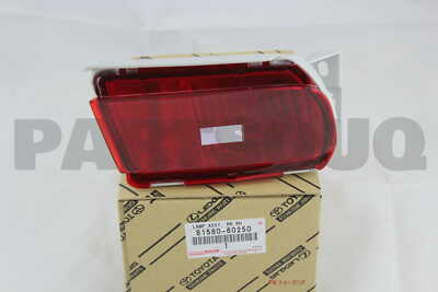 8158060250 Genuine Toyota REFLECTOR ASSY, REFLEX, RH 81580-60250 | eBay ...