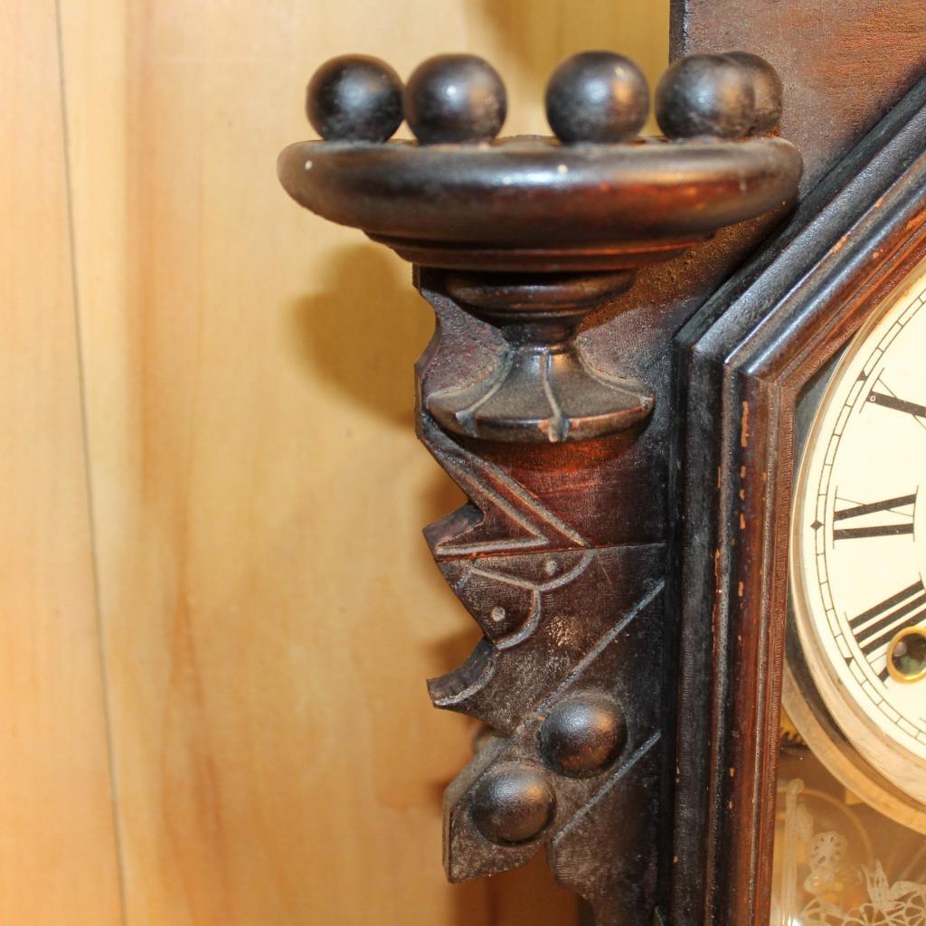 Antique Waterbury 8 Day Eastlake Parlor Clock *Time, Strike & Alarm* | eBay