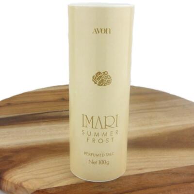 AVON Imari Summer Frost Perfumed Talcum Powder Vintage Talc Shaker 100G ...