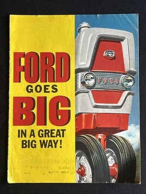 Vintage Ford 6000 Farm Tractor Brochure FORD GOES BIG HTF! | eBay