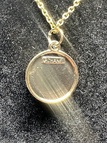 Authentic CHANEL Zipper Pull with New 18k Gold Plated Necklace | eBay