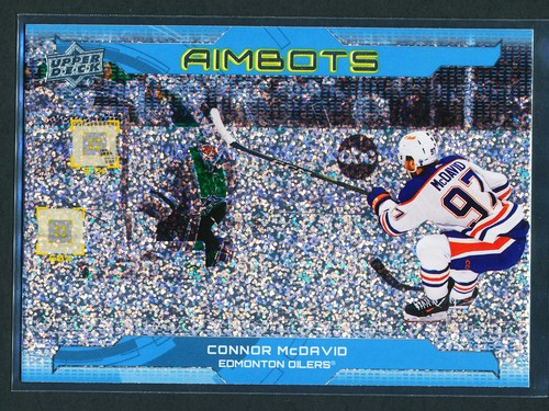 Connor McDavid 2024-25 Upper Deck Series 1 Aimbots Speckle #AB-7 Edmonton Oilers | eBay