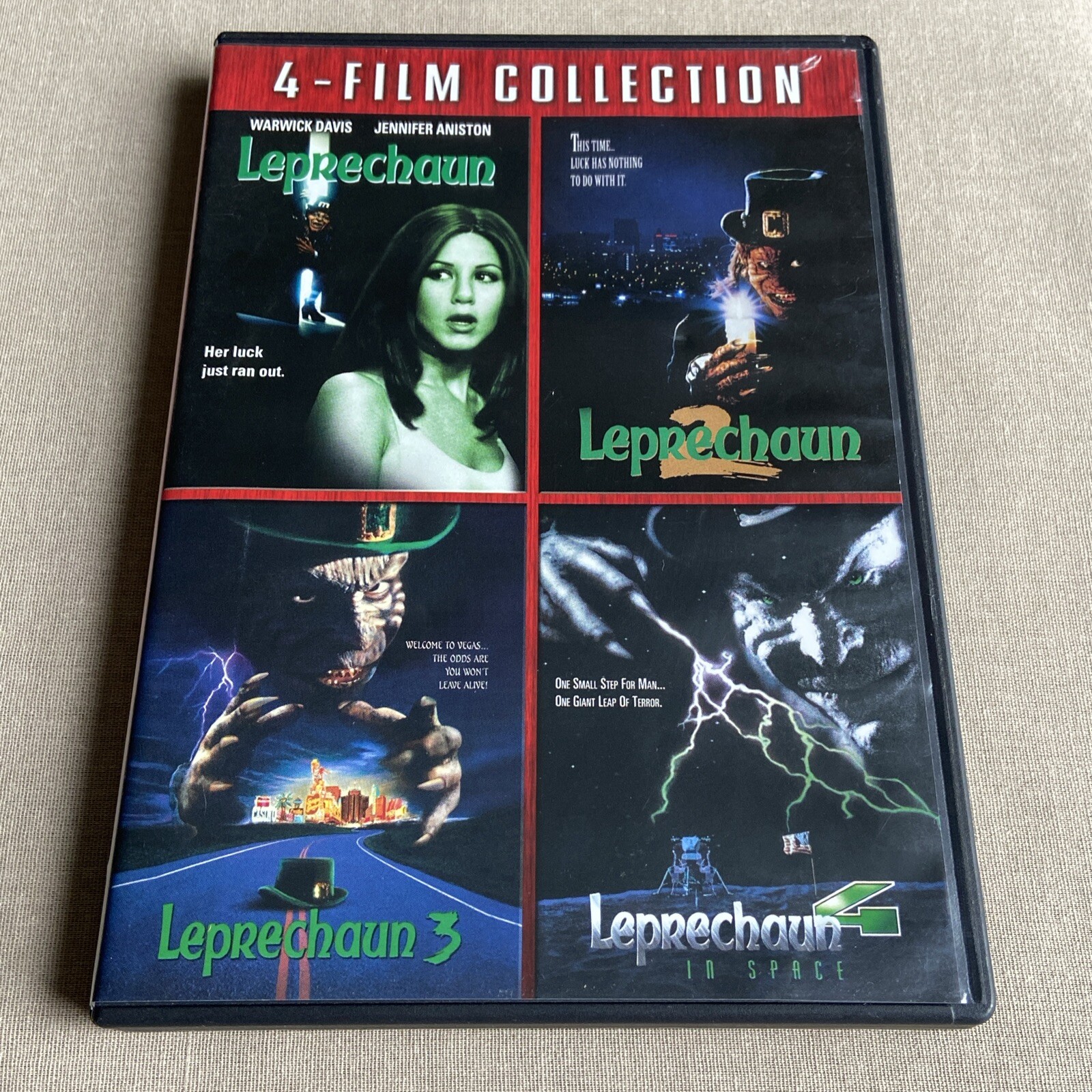 Leprechaun 1-4 (DVD 2-Disc 4-Film Set) Cult Comedy Horror 1 2 3 4 Space ...