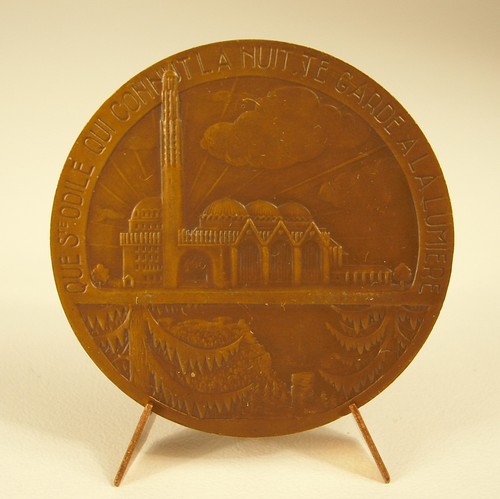 Medal Church Saint Odile Edmond Loutil Pierre the Hermit Jacques Barge ...