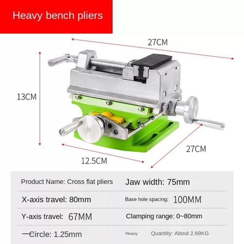 Adjustable X-Y Axis Mini Precision Milling Machine Worktable ...