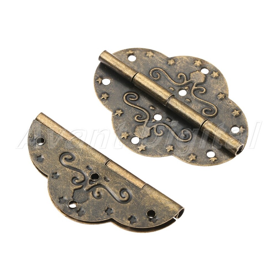 Furniture Drawer Stamp Door Hinges Jewelry Box Cupboard Cabinet Hinge ...