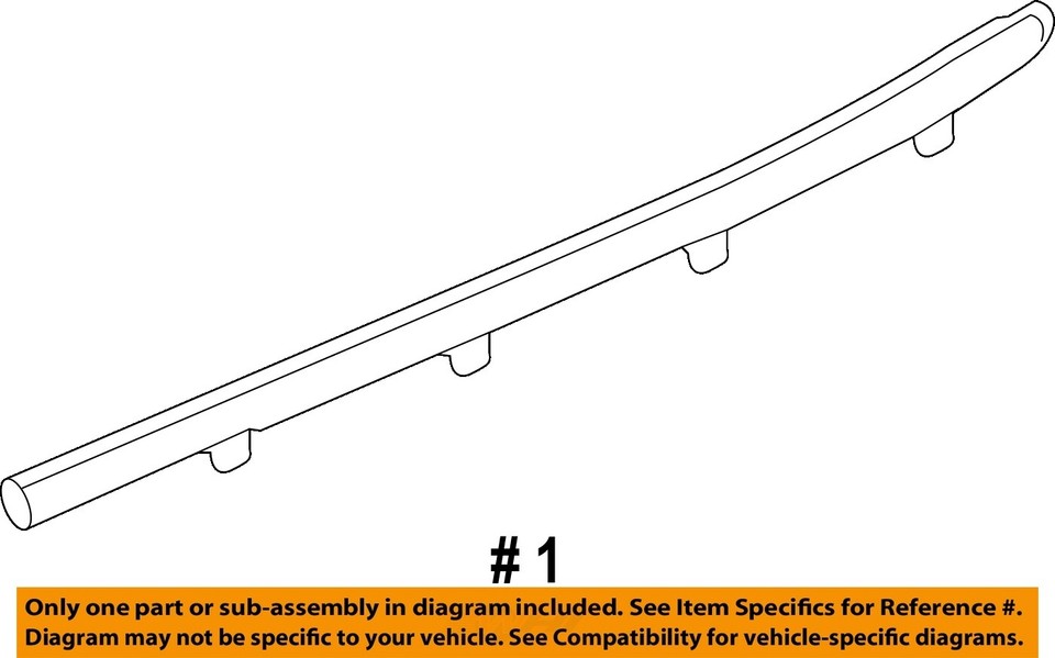 2014-2016 Chevrolet Silverado Sierra Driver Rear Door Glass Belt ...