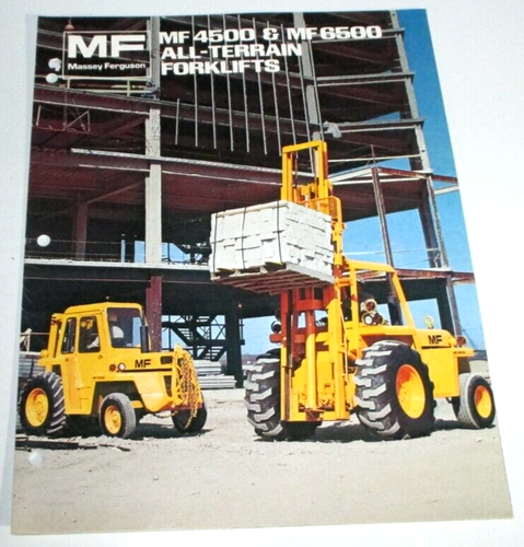 Massey Ferguson MF 4500 6500 All-Terrain Forklift Sales Brochure ...