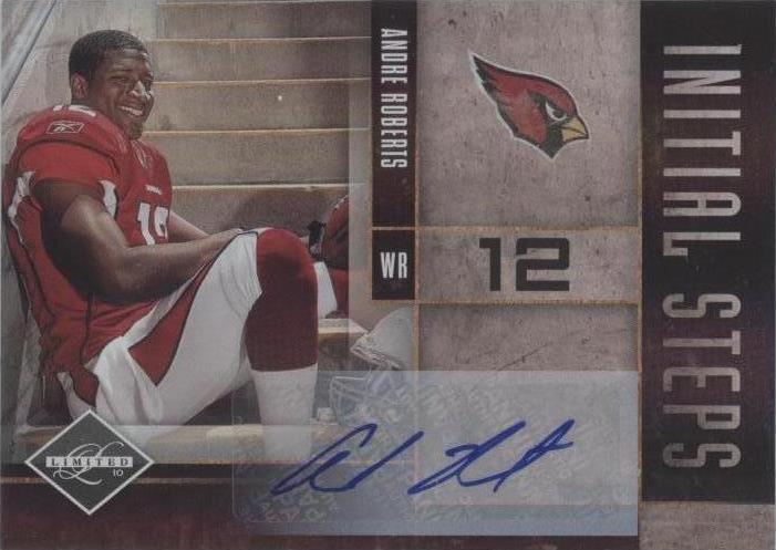 2010 Panini Limited - Initial Steps Andre Roberts #33 Signatures /99 ...