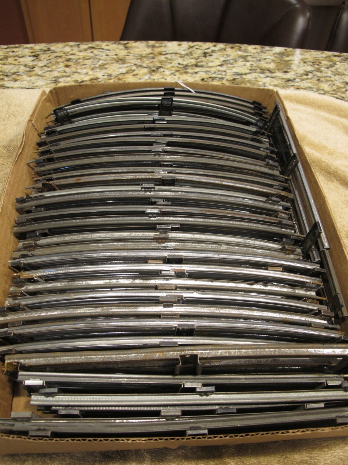 LOT of 46 PIECE O27 gauge Train Track 3-Rail | eBay