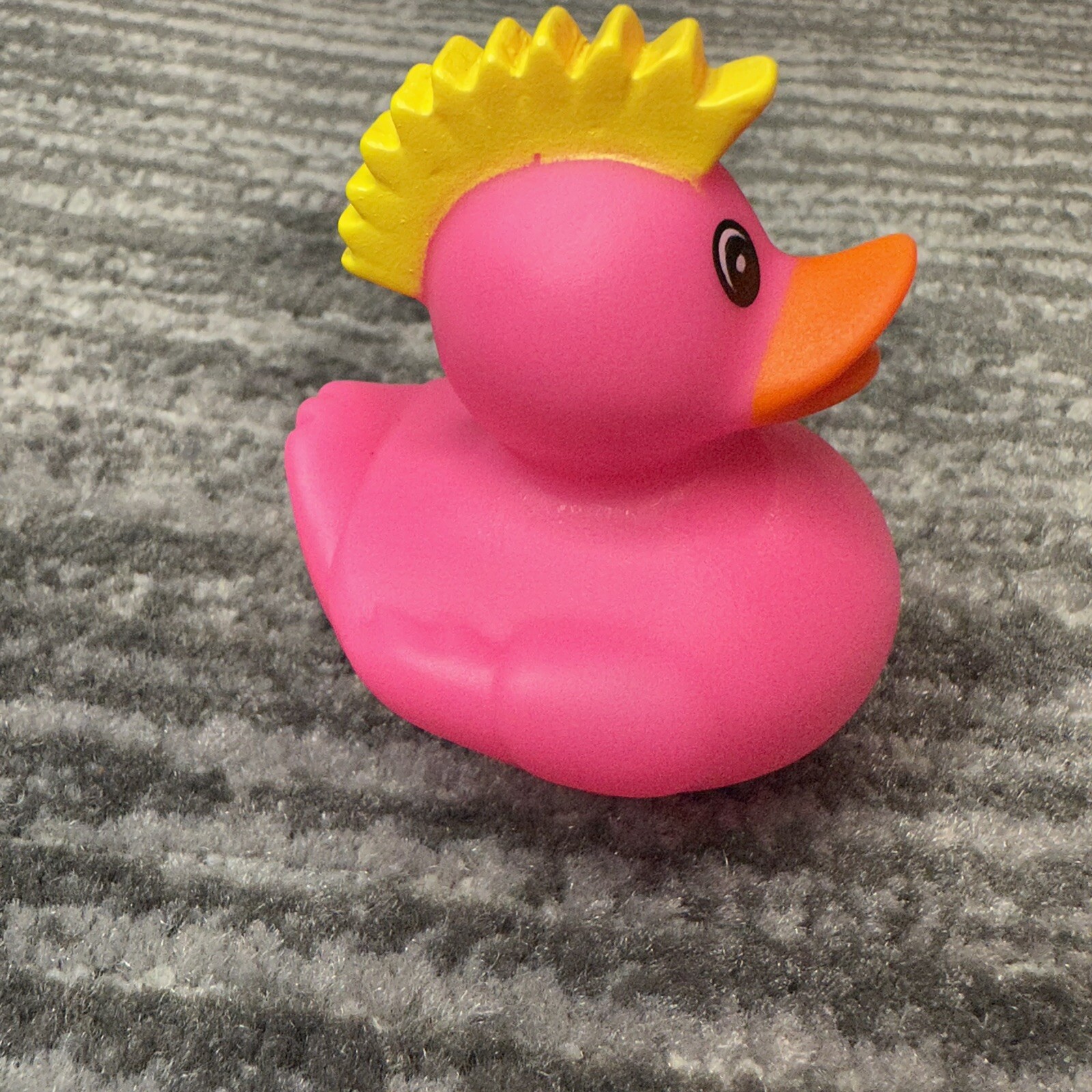 Rubber Duck Pink w/ Mohawk Decor Car Home Office Punk Ornament NO ...
