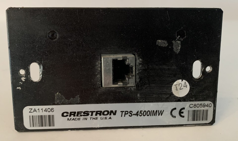 Crestron TPS-4500IMW Isys Interface Module Wall Plate Without Audio | eBay