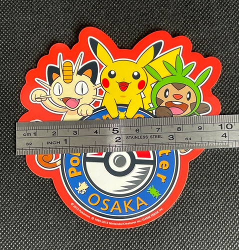 Pikachu Meowth Pokemon Center Osaka Sticker Limited Japanese Seal Rare ...