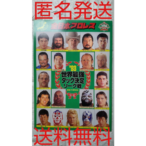 AJPW Real World Tag Team League 1993 Osaka Program Pamphlet wrestling ...