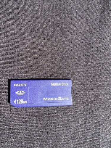 Sony 128MB Memory Stick card MSH-128 MagicGate for Old Cameras devices ...