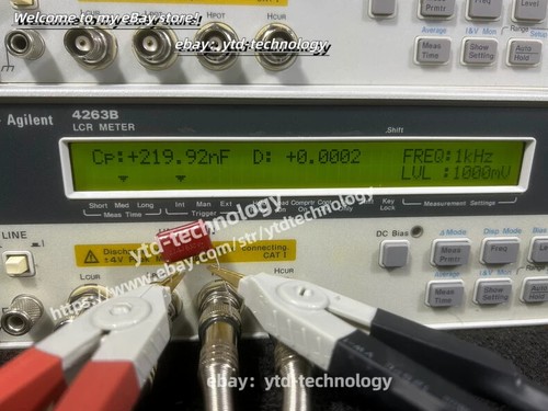 1 PCS HP Agilent Keysight 4263B LCR Meter, 100Hz to 100kHz opt:001 002 ...