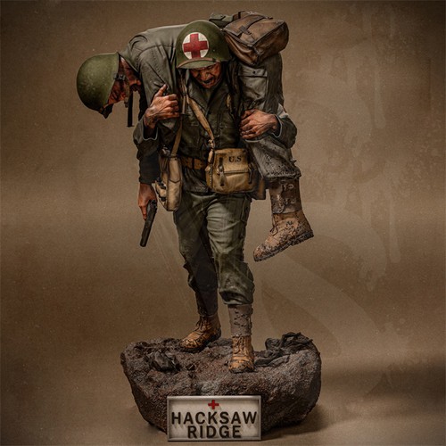 Hacksaw Ridge 3D print figure 1/8 27cm Model Kit Unpainted Unassembled ...