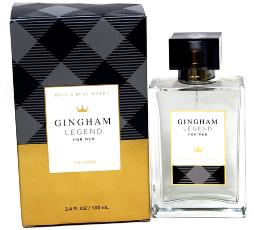 Bath & Body Works Men's Gingham Legend 3.4 oz Cologne Brand New in Box ...