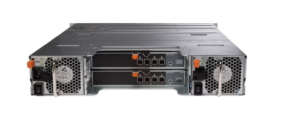 Dell PowerVault MD1420 Storage Array 24x 2.5" SAS Bays Dual 12G-SAS-4 ...