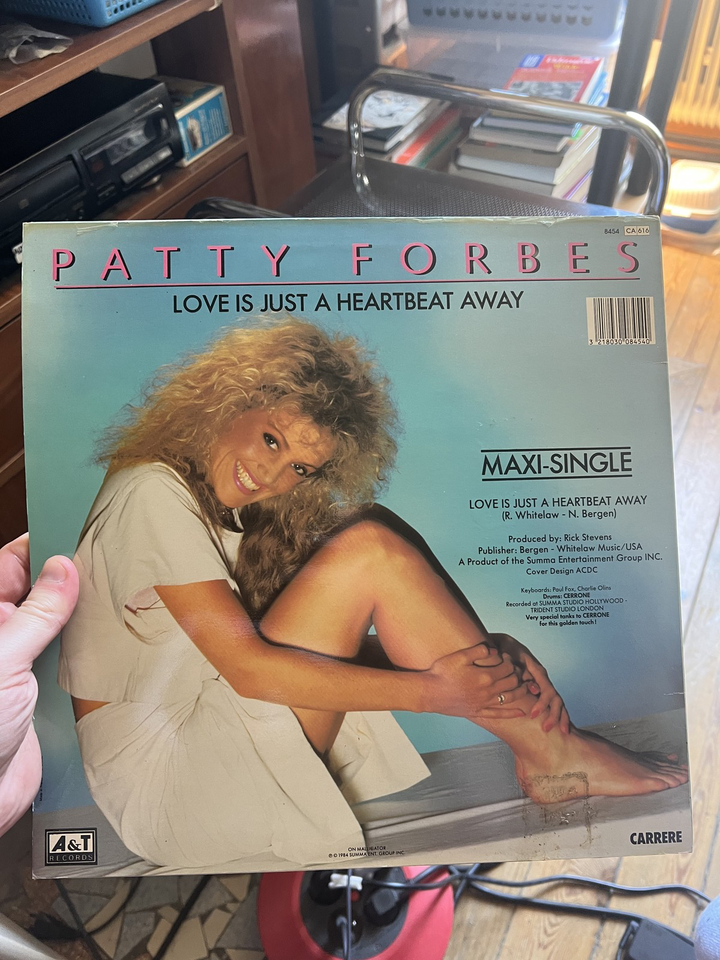 MAXI 45t 12" PATTY FORBES « Love is just a heartbeat away » DISCO FRANCE 1984 | eBay