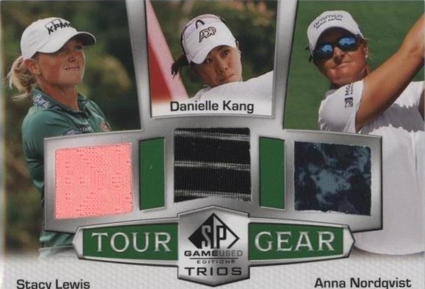 2024 SP Game Used - Tour Gear Trios #TG3-LKN Stacy Lewis, Danielle Kang ...