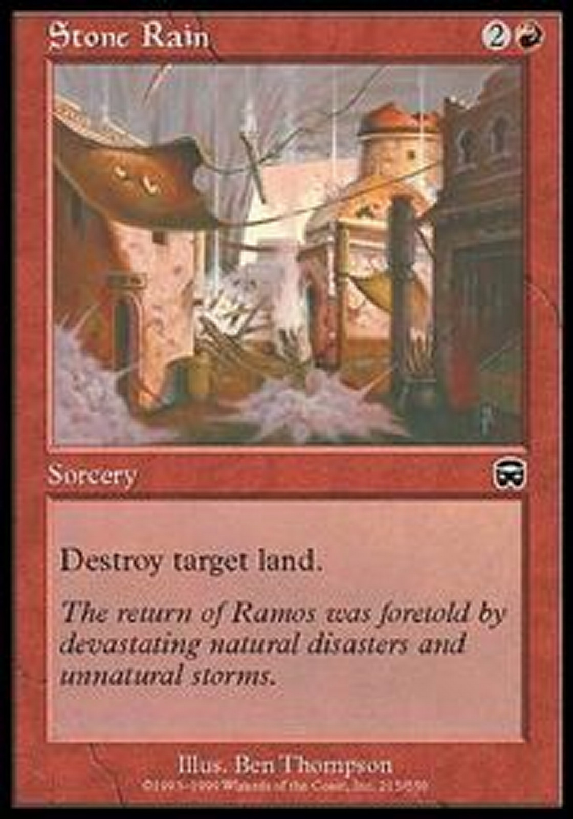 MRM FR/VF 4x Pluie de pierres (Stone Rain) MTG magic Mercadia MMQ | eBay