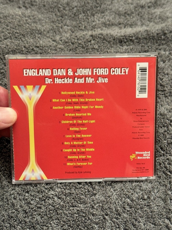 Dr. Heckle & Mr. Jive by England Dan & John Ford Coley (Wounded Bird CD ...