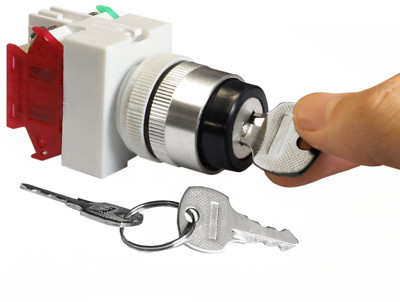 NEW On/Off Key Switch Security Lock Heavy Duty Keyed Power Ignition | eBay