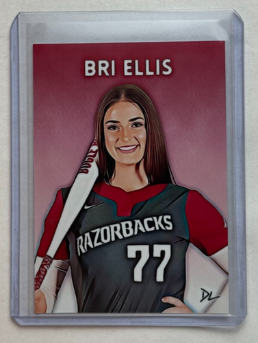 Bri Ellis Limited Edition Artist Signed "Arkansas Razorbacks" Trading ...