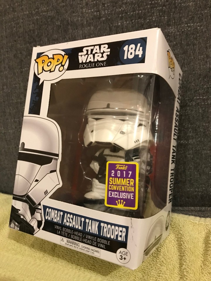 Funko Pop! Combat Assault Tank Trooper SDCC Exclusive Star Wars #184 ...