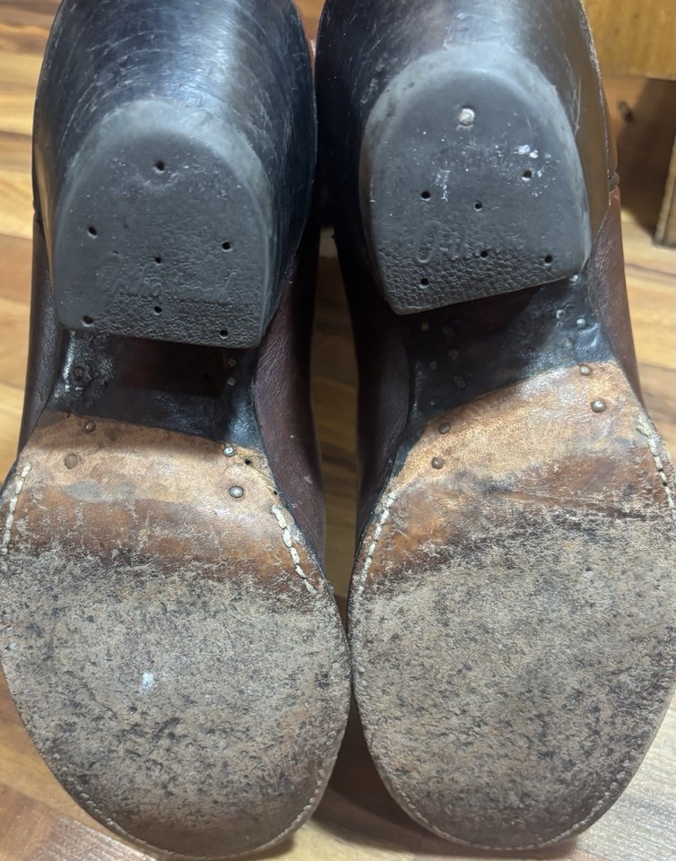 Tony Lama Gold Label Buckaroo Cowboy Boots Brown Leather Style 6420 ...