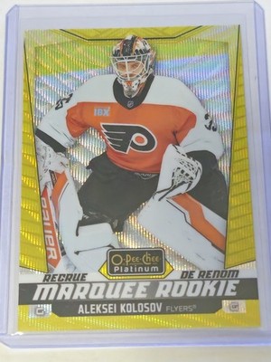 Aleksei Kolosov-Neon Yellow Surge Marquee Rookies #293-2024-25 OPeeChee Platinum | eBay