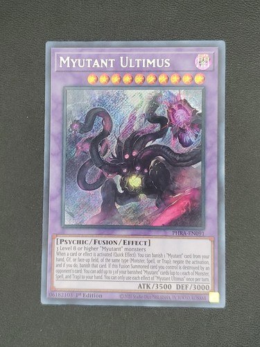 Yu-Gi-Oh! Myutant Ultimus PHRA-EN091 Secret Rare 1st Ed NM | eBay
