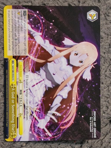SAO/S80-E032 CC "God, Or..." SAO Alicization Vol 2 Weiss Schwarz /NM/M | eBay