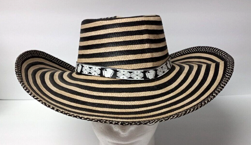 Colombian Hat Sombrero Sinuano Arrow Cane Caña Flecha Vueltiao Panama ...