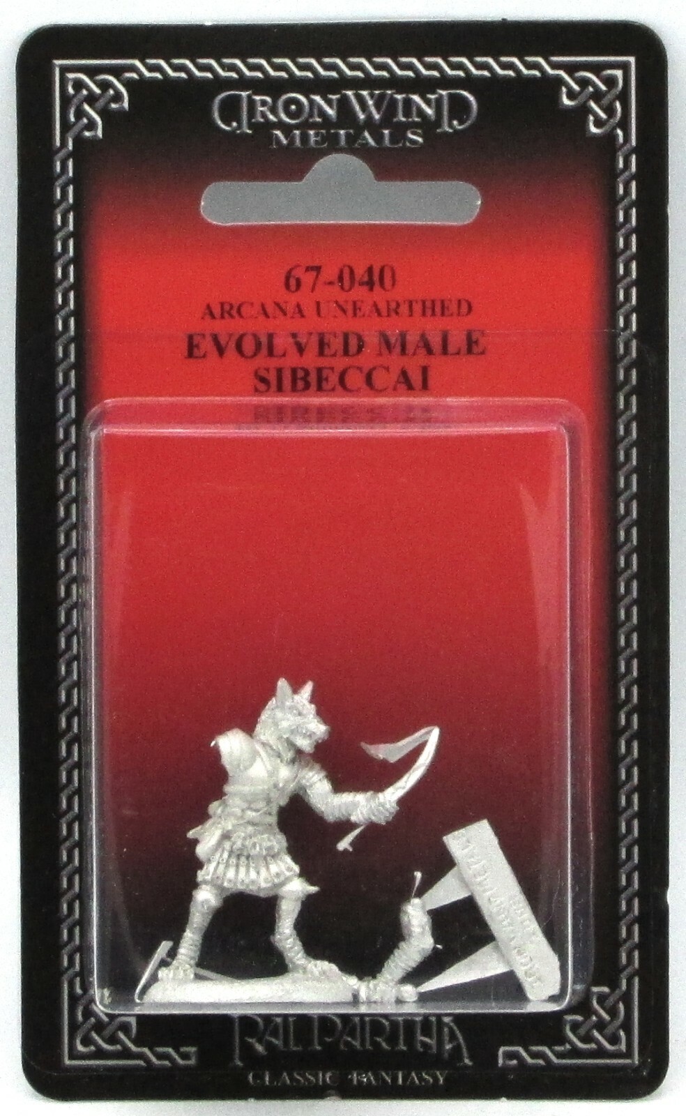 Ral Partha 67-040 Evolved Male Sibeccai (Arcana Unearthed) Jackal ...